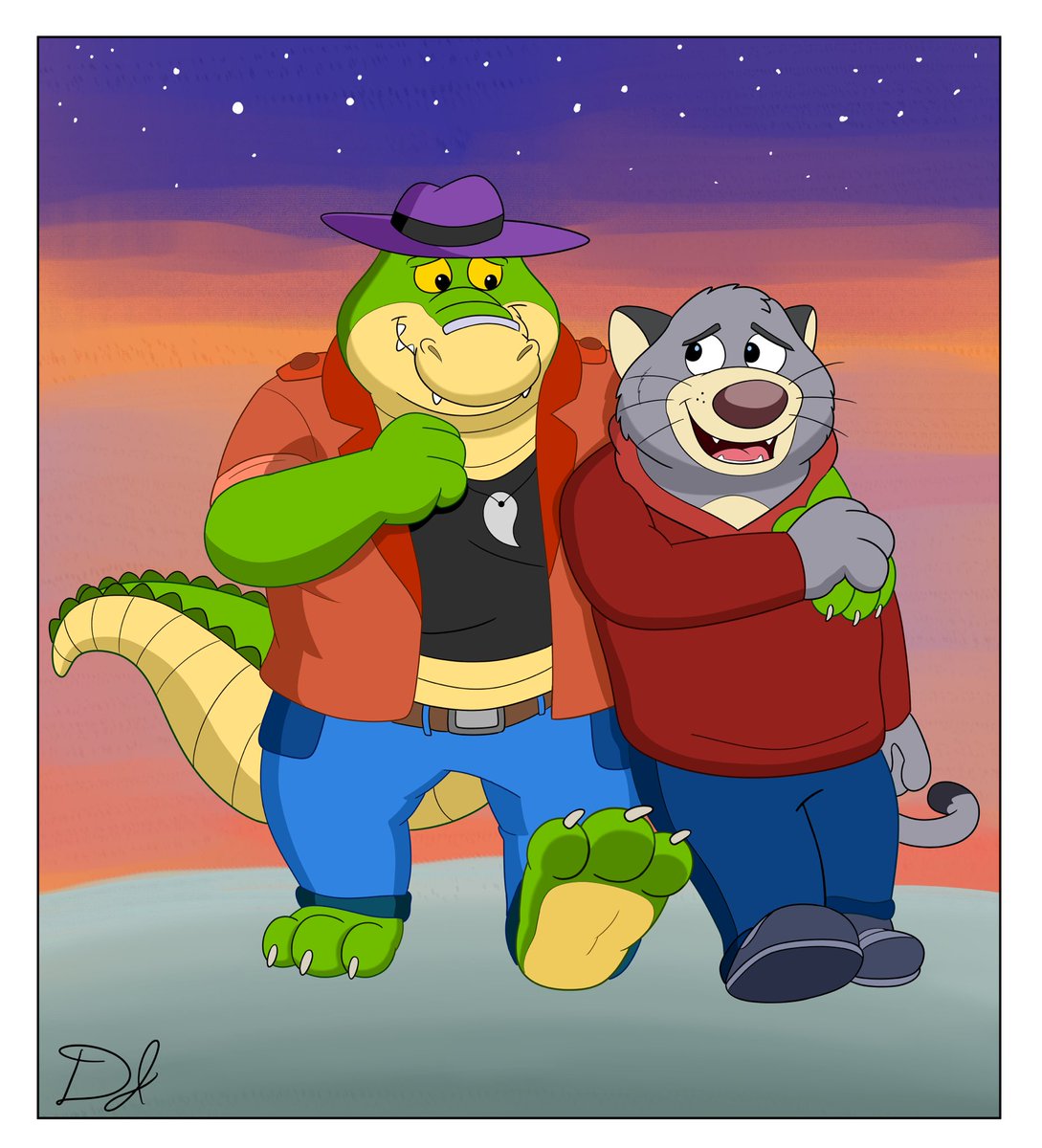 Brok and Graff Fanart by Dominic Jenkins by BrokGame