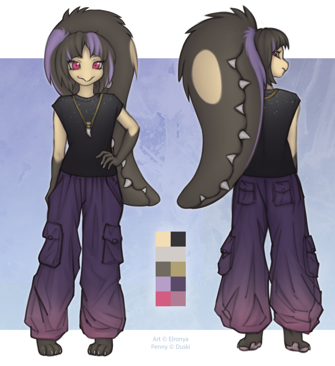 Penny reference sheet by Elronya