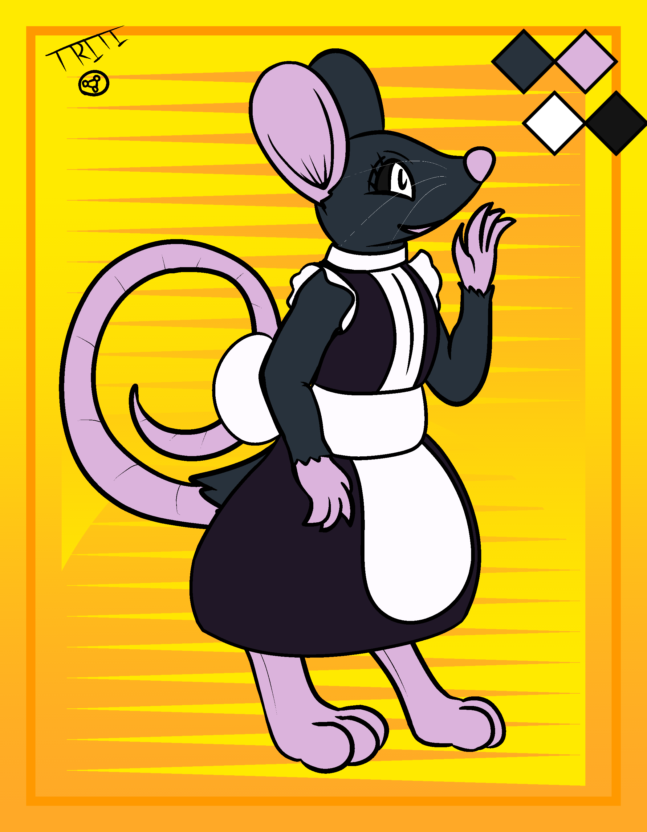 Akira, the Black Rat by Triti