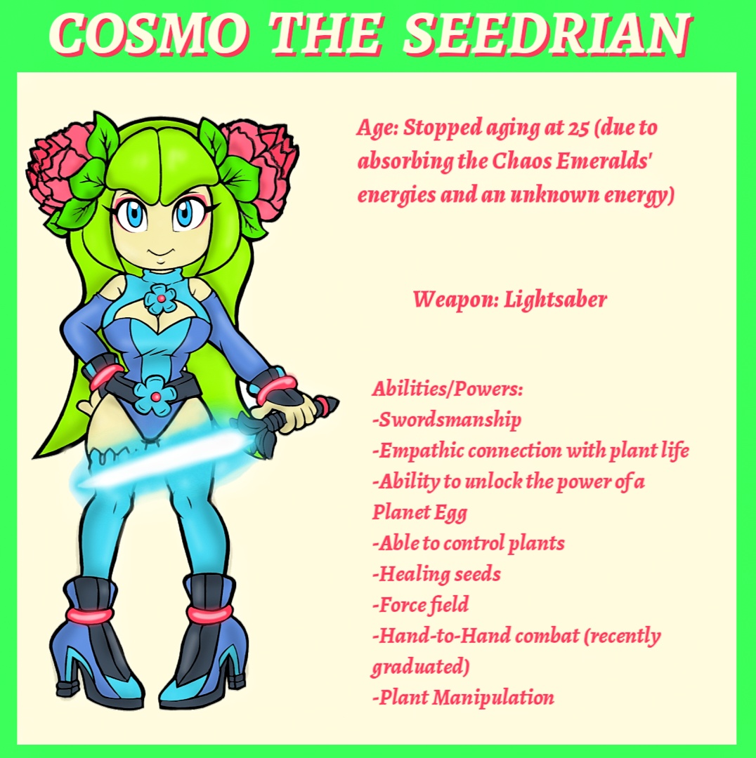 Commission- Cosmo AU Reference Sheet by MelSky