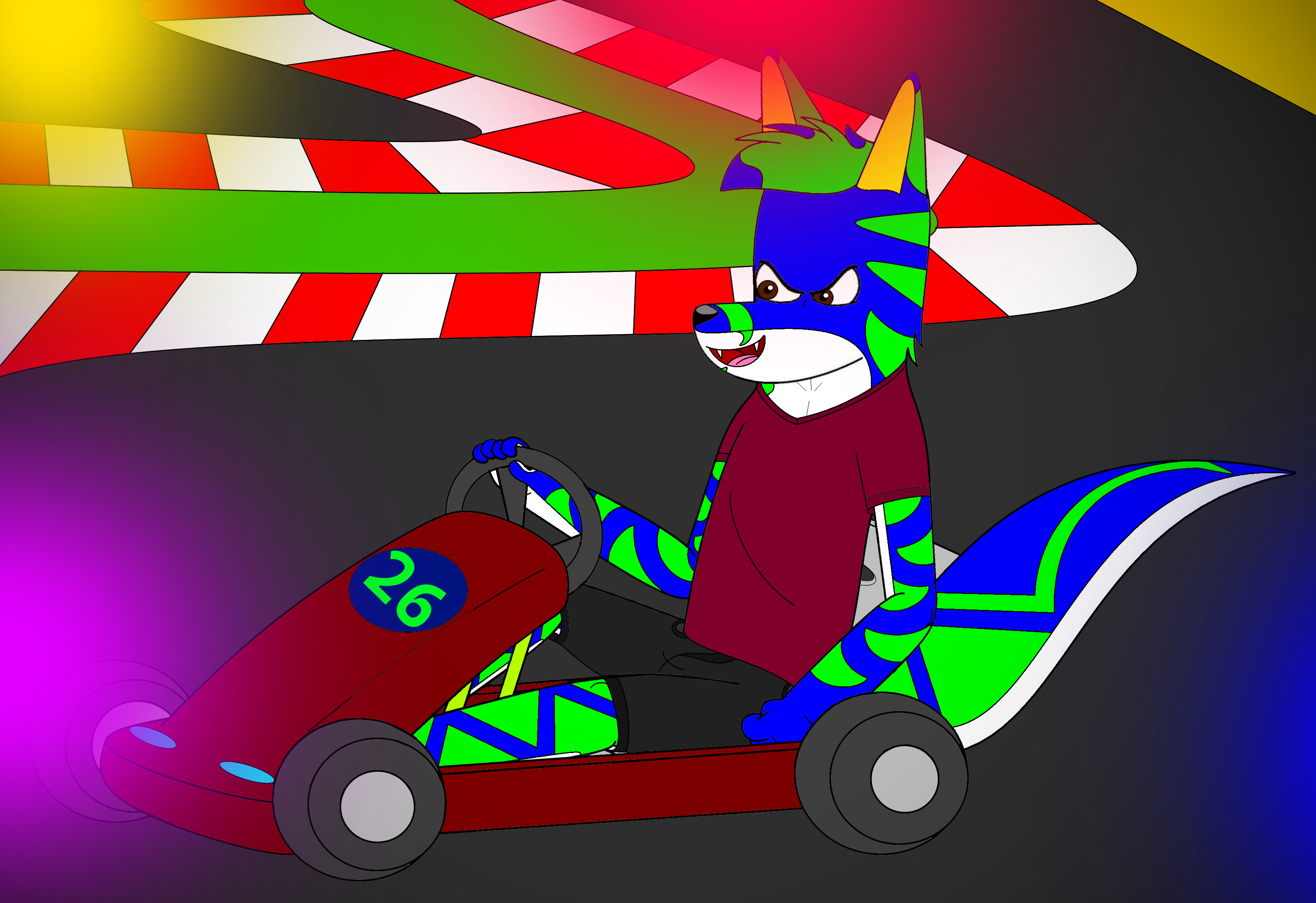 battle kart racing?! by ALESSIO626