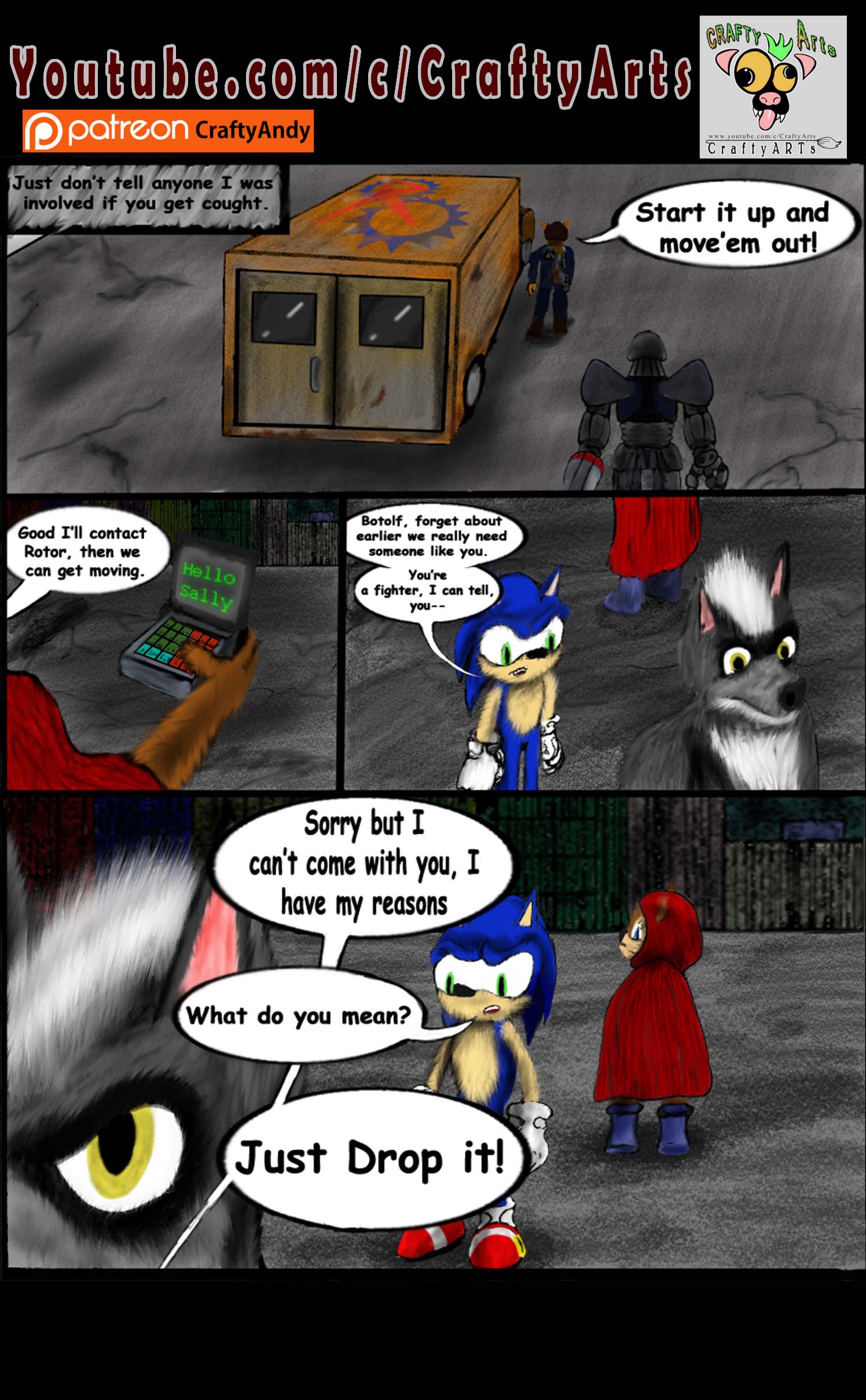 14 page Sonic First Operation by CraftyAndyArt