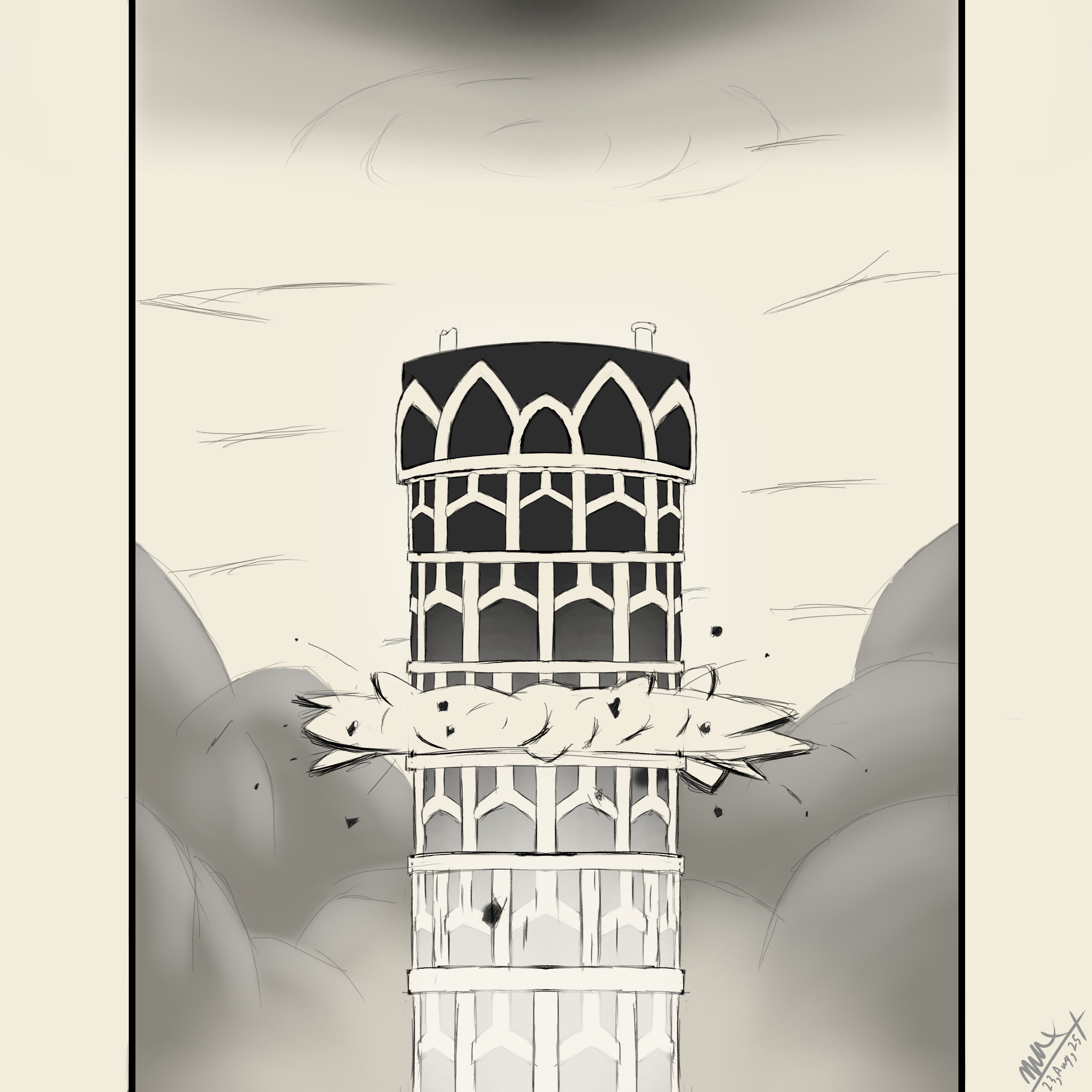 𝕋𝕖𝕞𝕡𝕠𝕣𝕒𝕝 𝕋𝕠𝕨𝕖𝕣 by Weatherthunder809