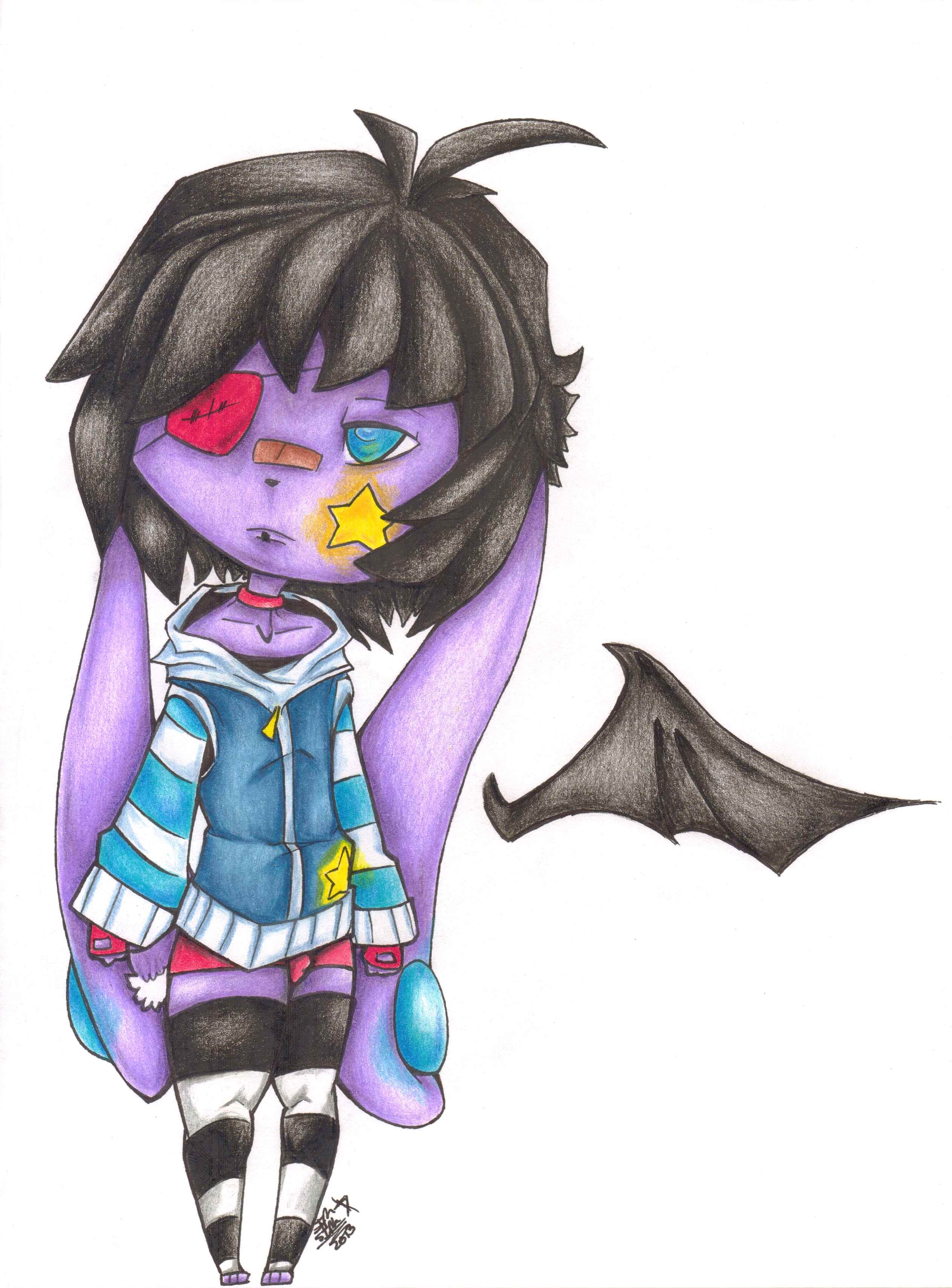 Cosmos chibi ref by Cosmosdusk15