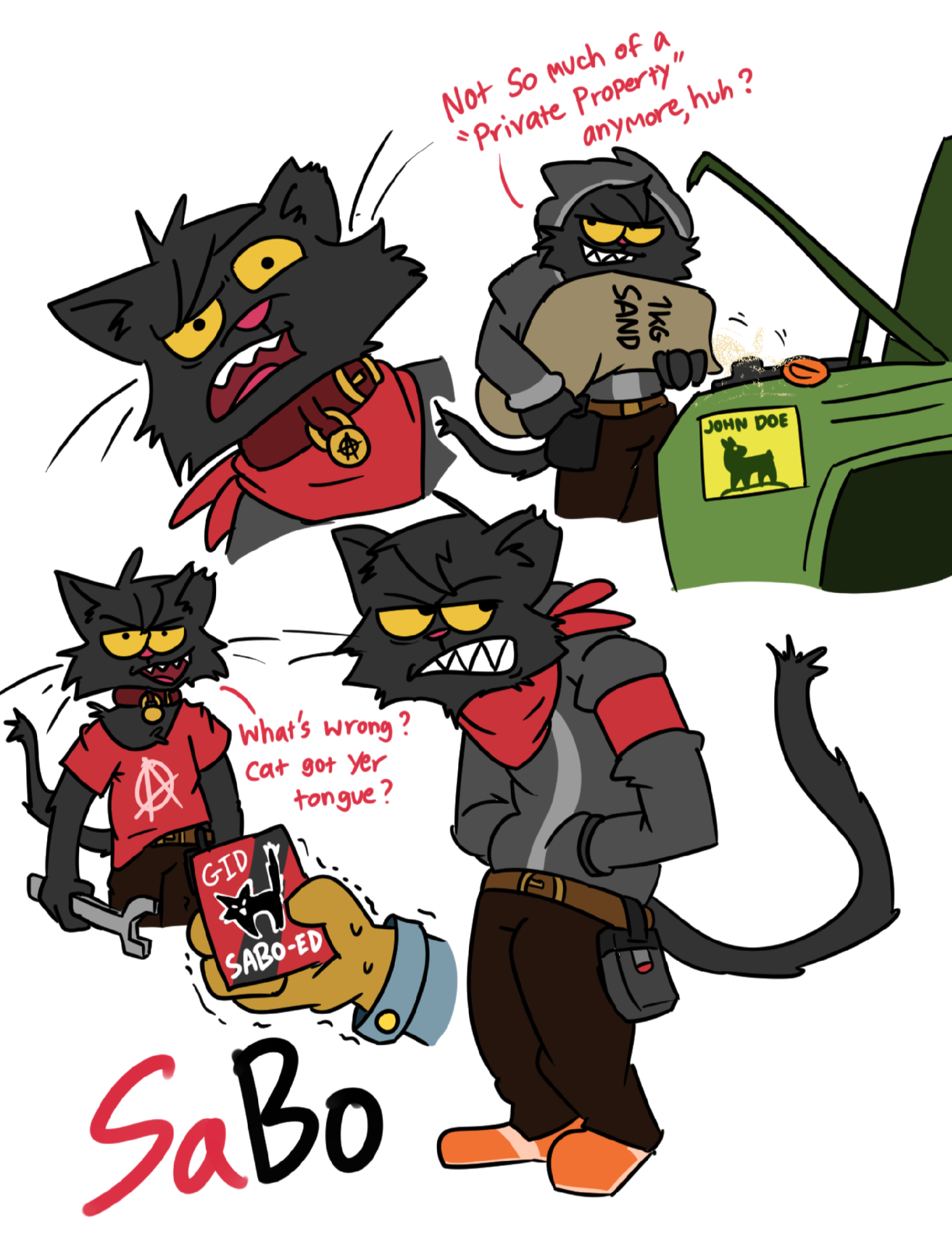 SaBo Tabby by Maxthewolfy