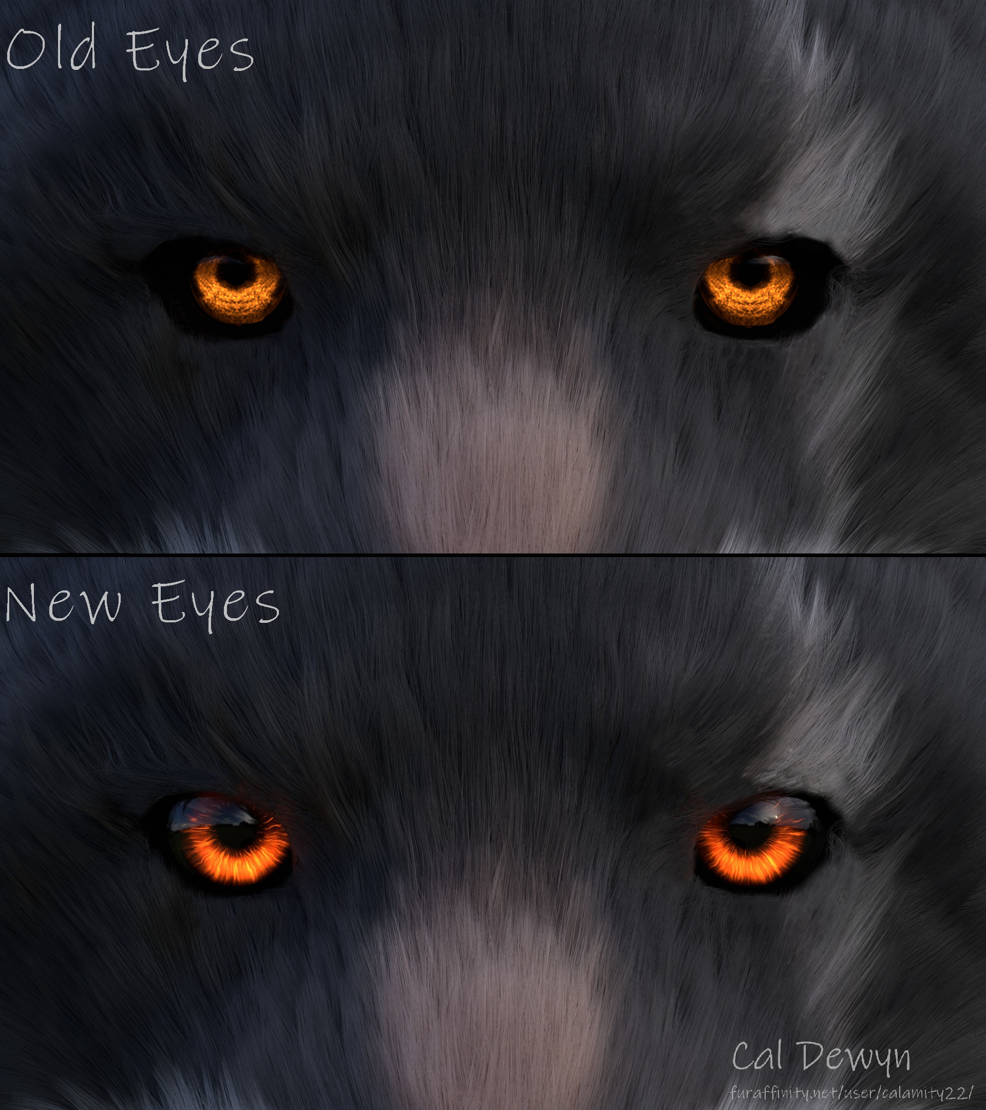 Eye Comparison by CalDewyn