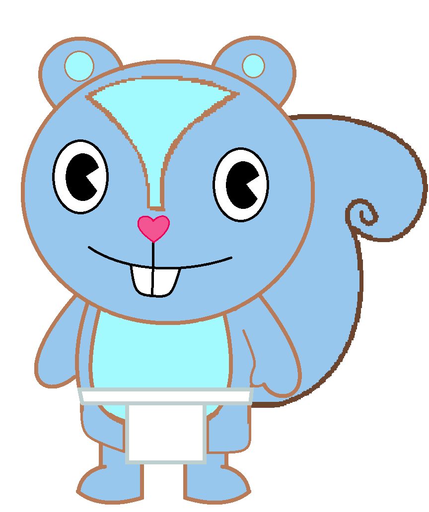 Hefty The Sumo Wrestling Squirrel by JTWinkermanDiaperKing1