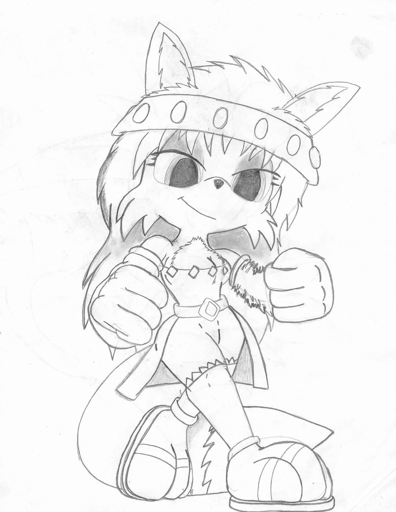 Very First Sonic Oc By Tenebrousraven