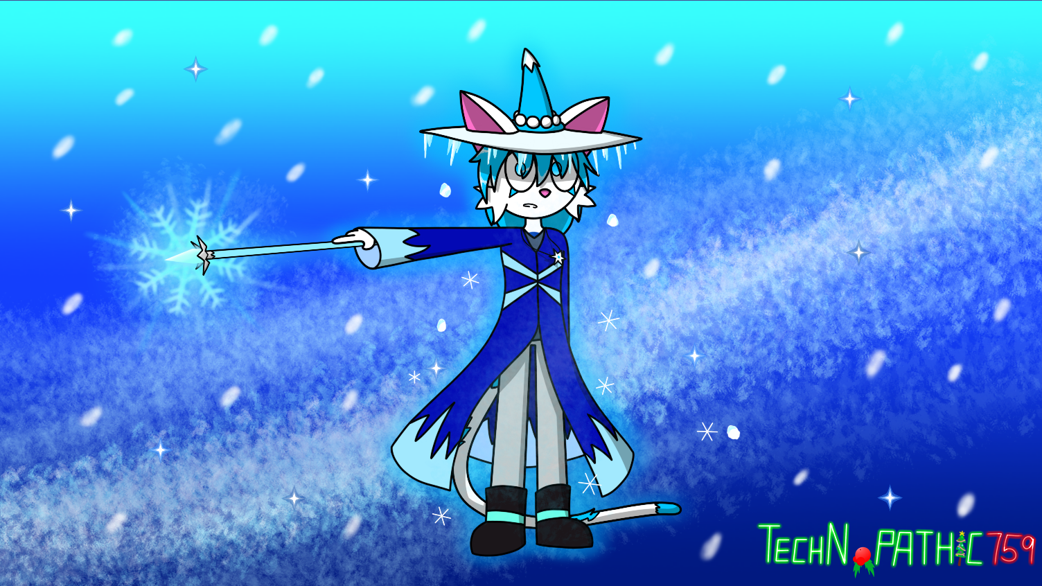 Arcane Ice Mage by Netherkitty