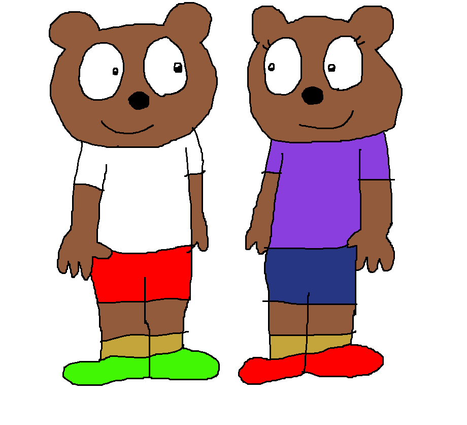 REMAKE: Frank Bear and Holly Bear by Spongebob155