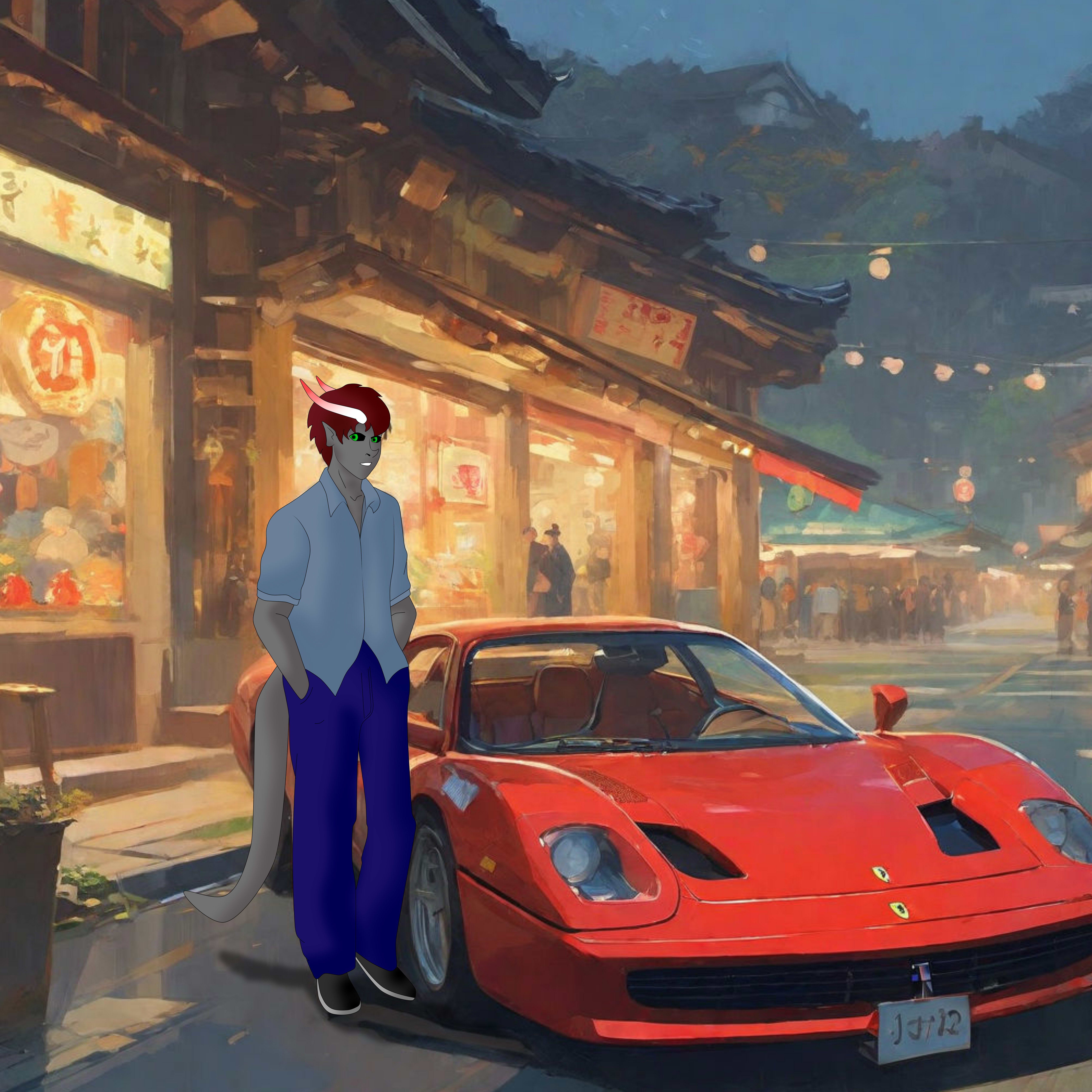 Lockness chilling out by Dragonzero