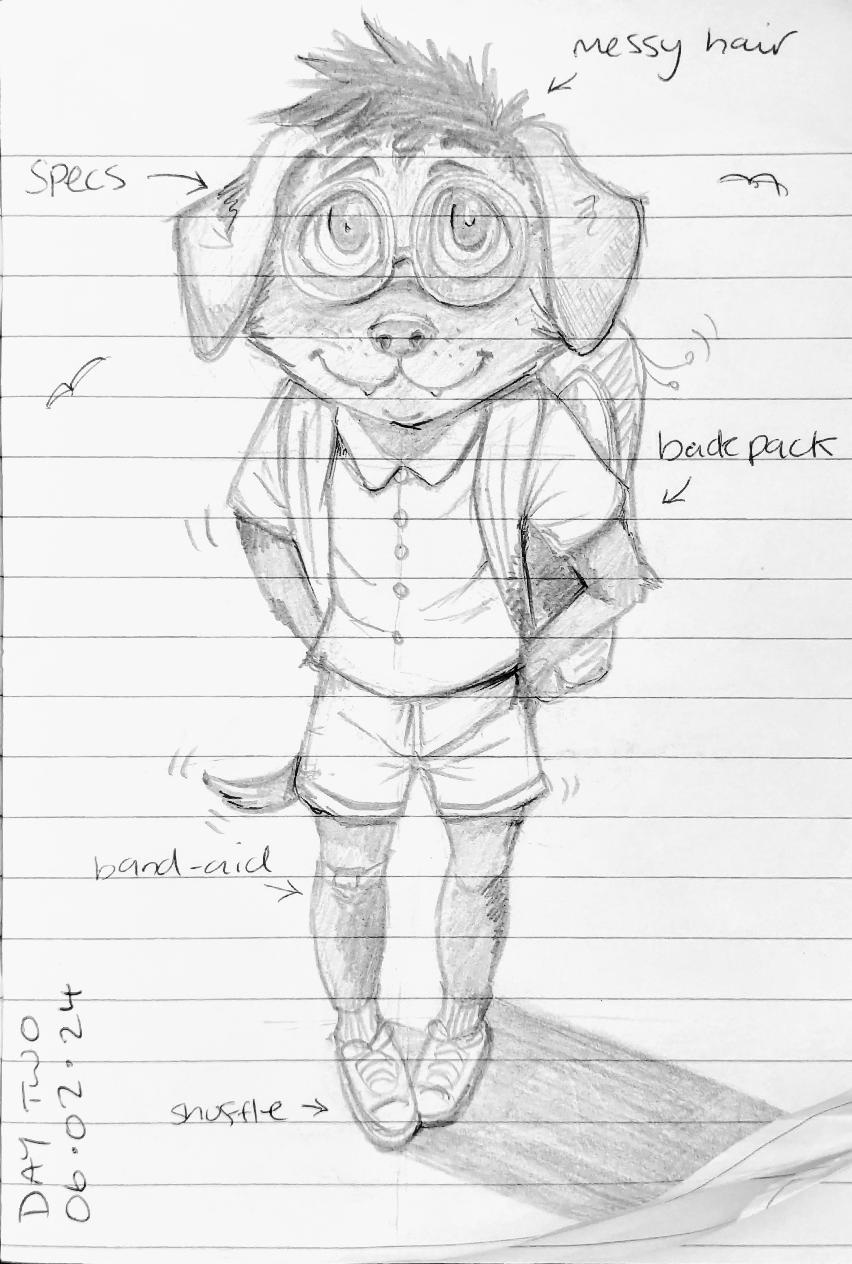 Anatomy of a subby lab boy~ (Day 2 - sketch) by ashthelab