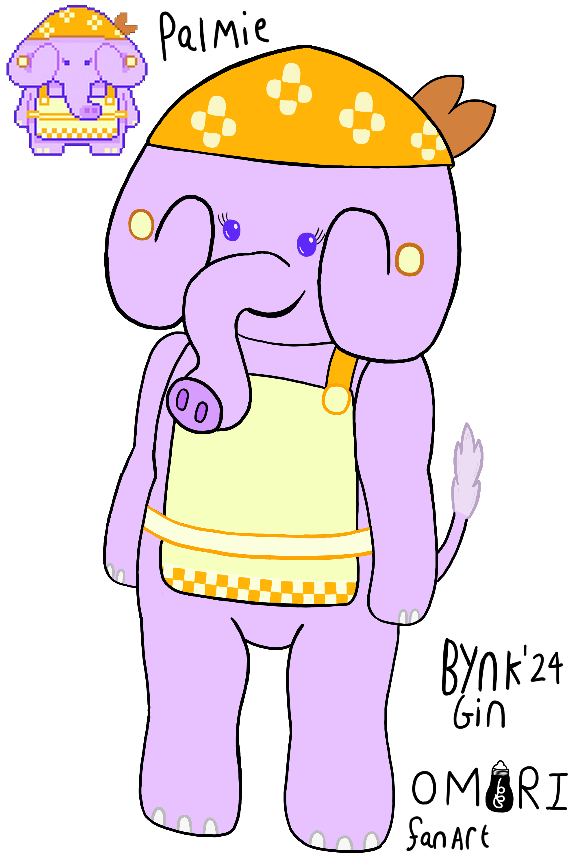 Palmie from Omori [FanArt] by BynkGin