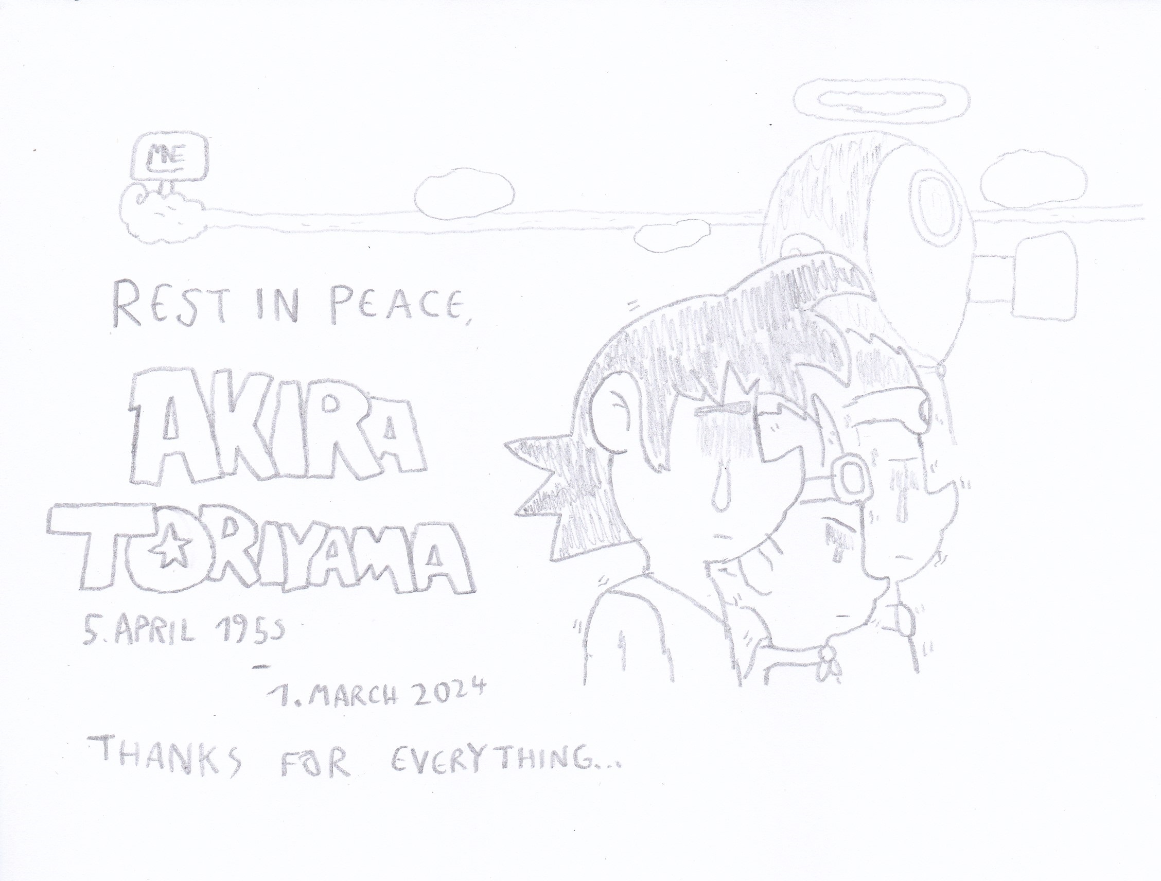 Farewell Akira Toriyama By Themn