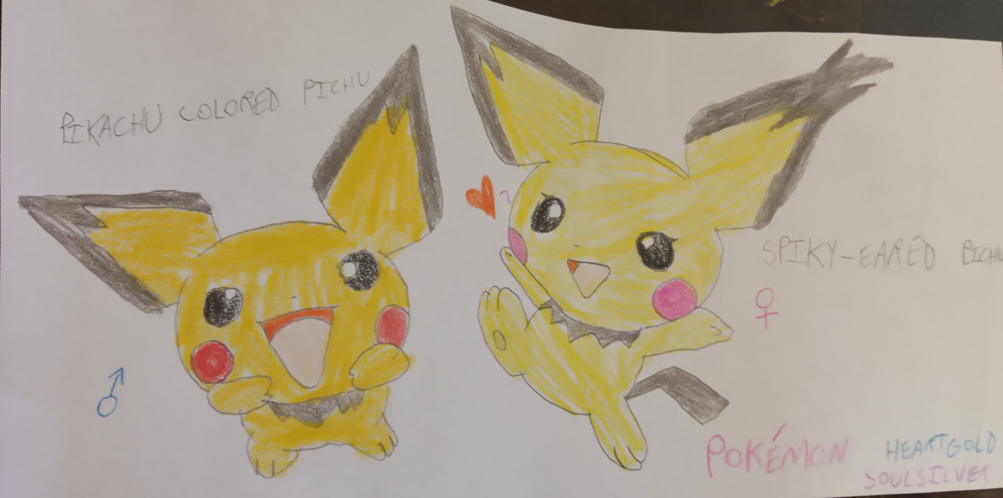 The Pichu couple by Consuelo95