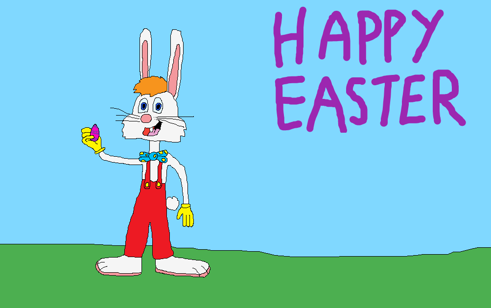 Happy Easter Roger Rabbit by sebashton