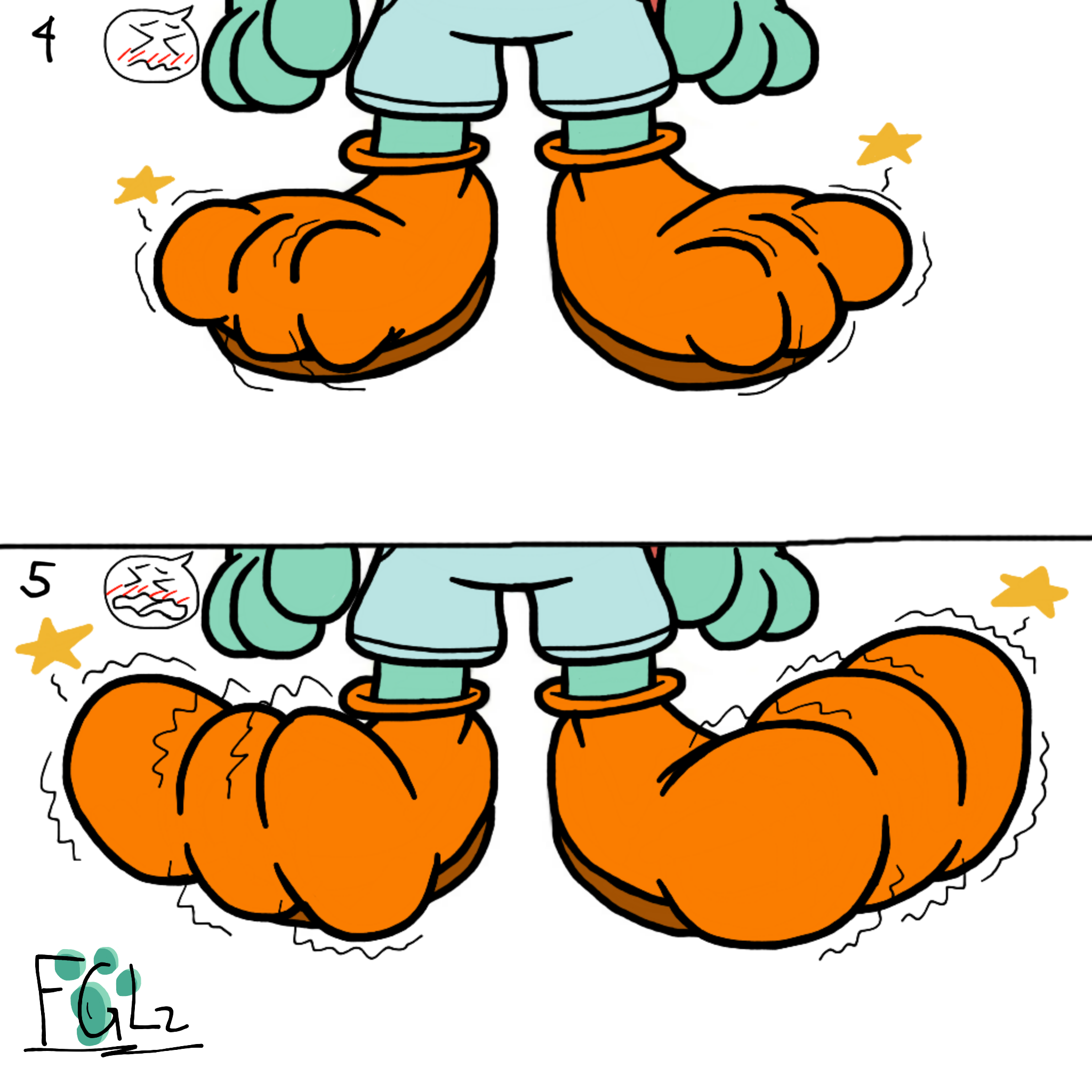 Lucas's Uncontrollable Feet Growth (2/3) by Feetgrowthlover2