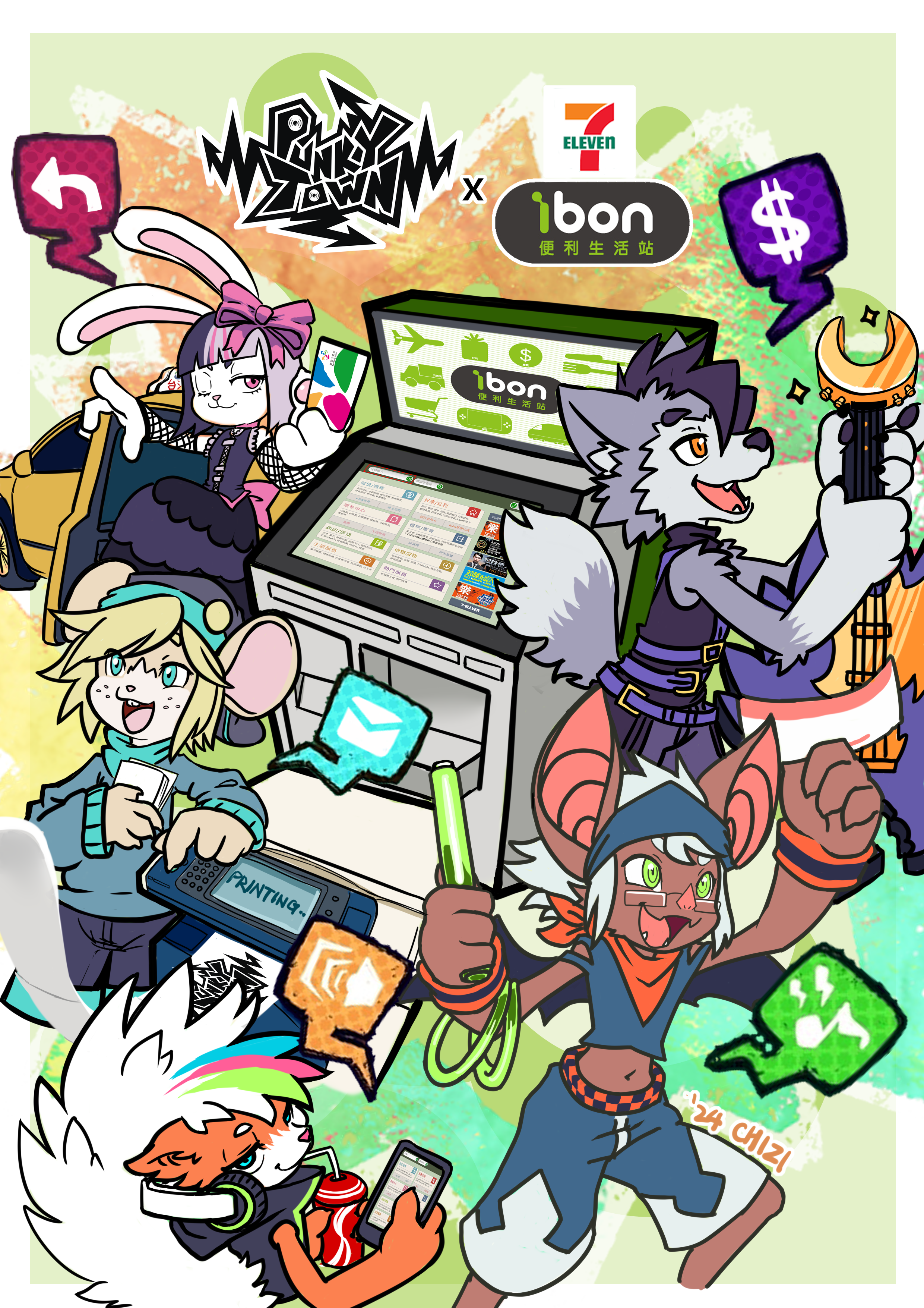 Punky Town x IBON by Chizi