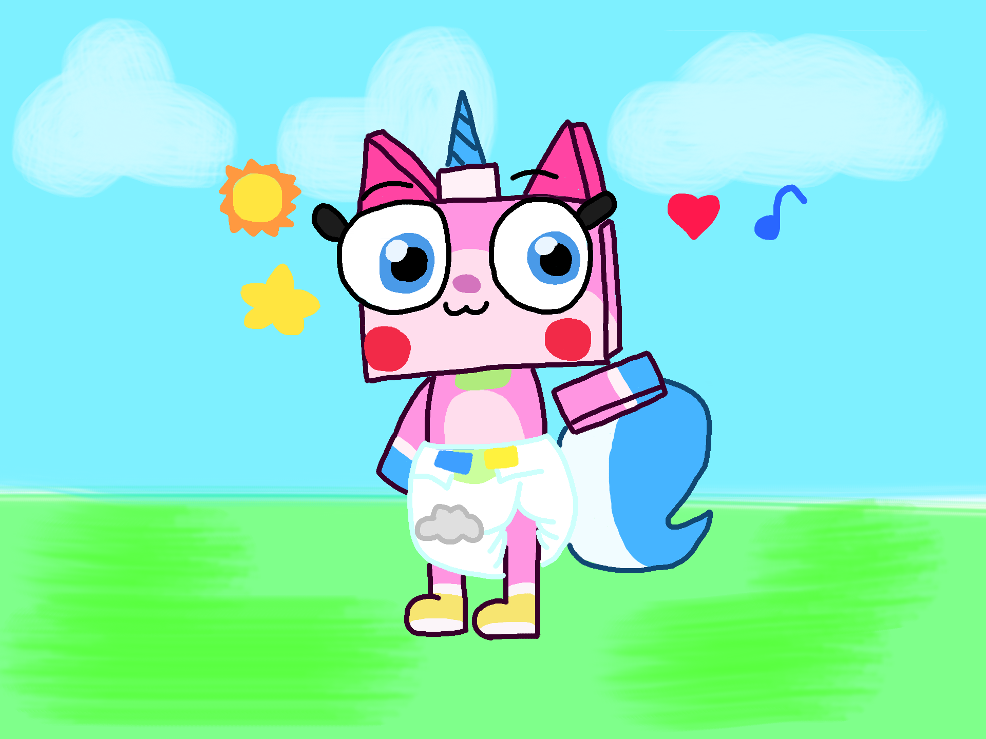Padded Unikitty by BurstClouds