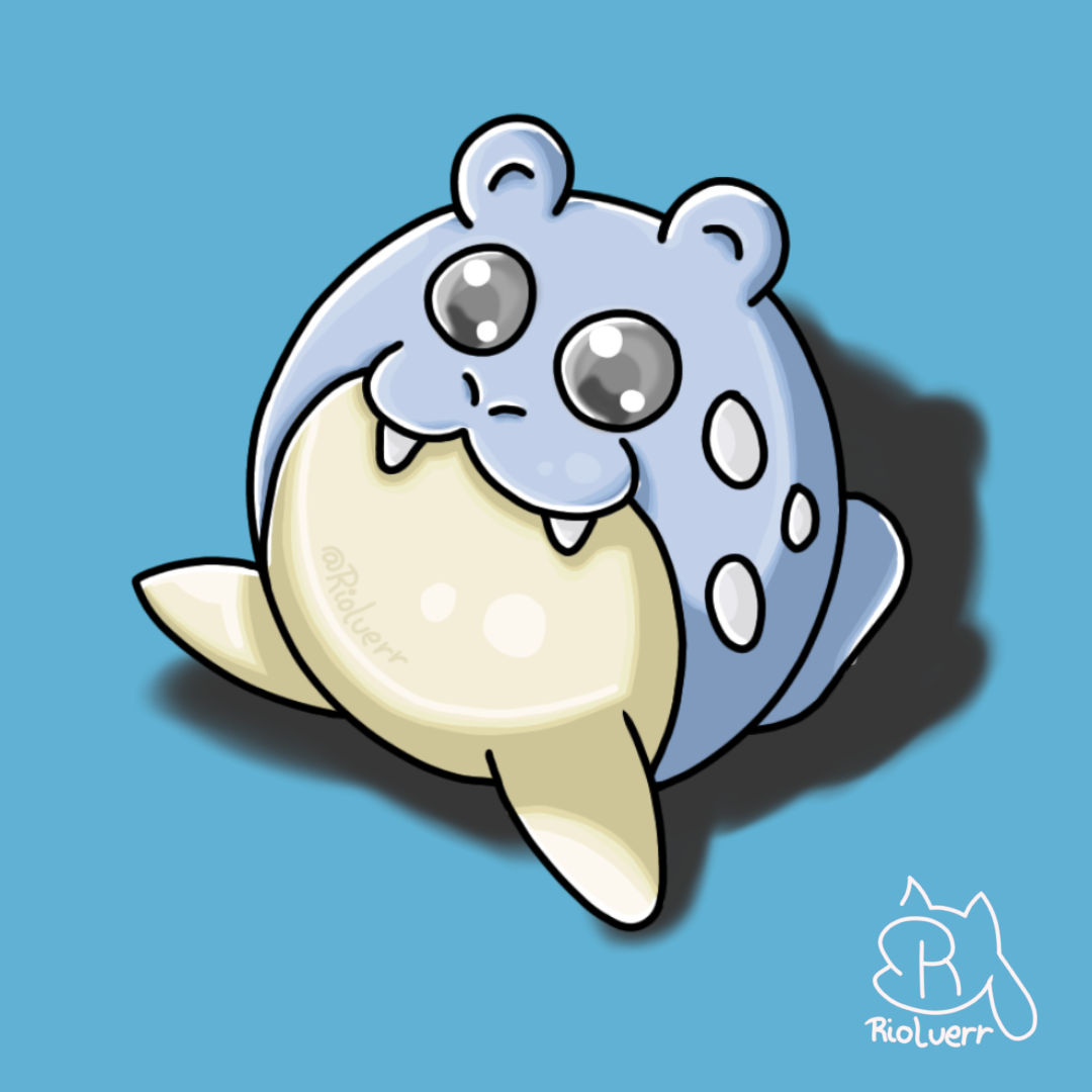 Spheal - Pokemon Fanart by riorioluu