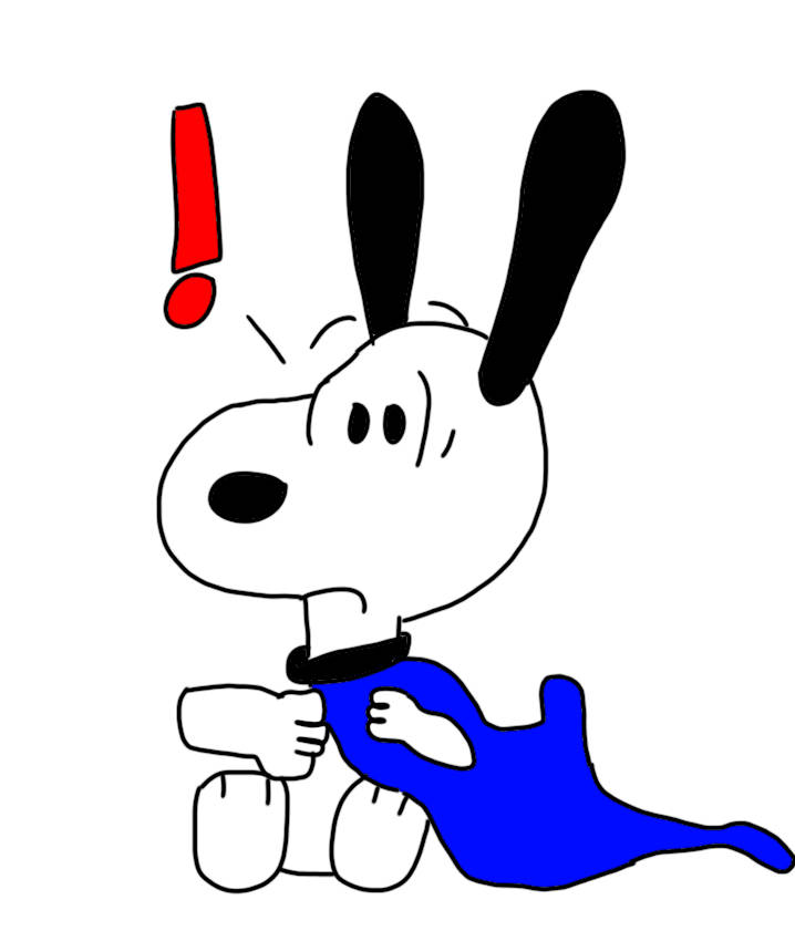shocked snoopy by frogtable125
