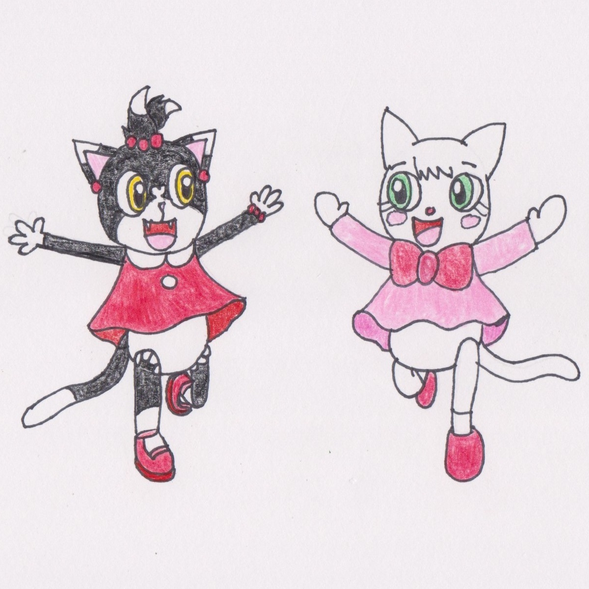 Hopping Dancing Kitties by DanielMania123