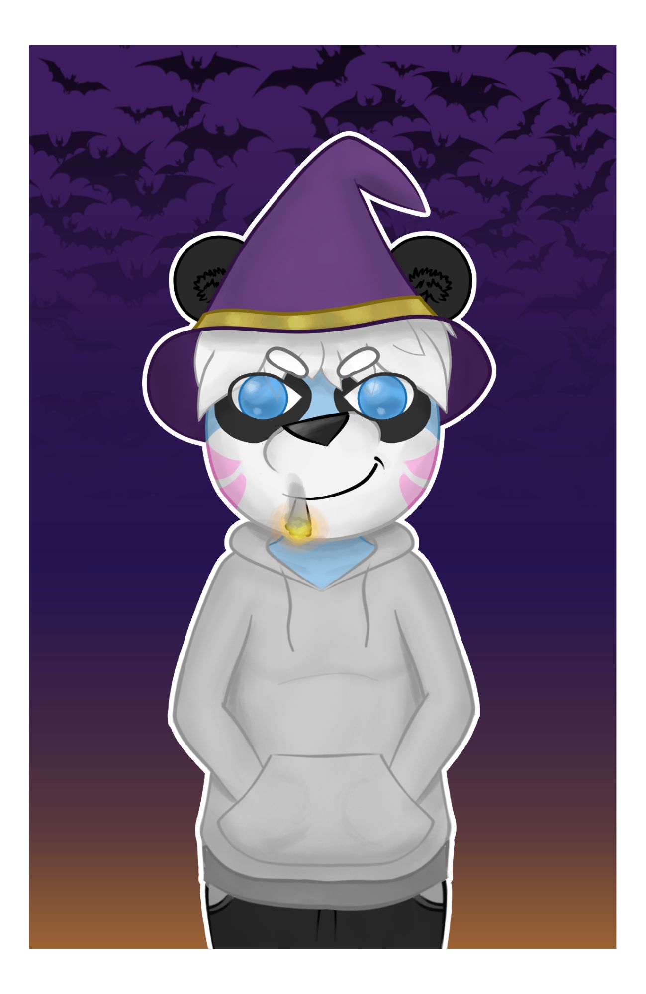Spooky Panda by CloudHusky