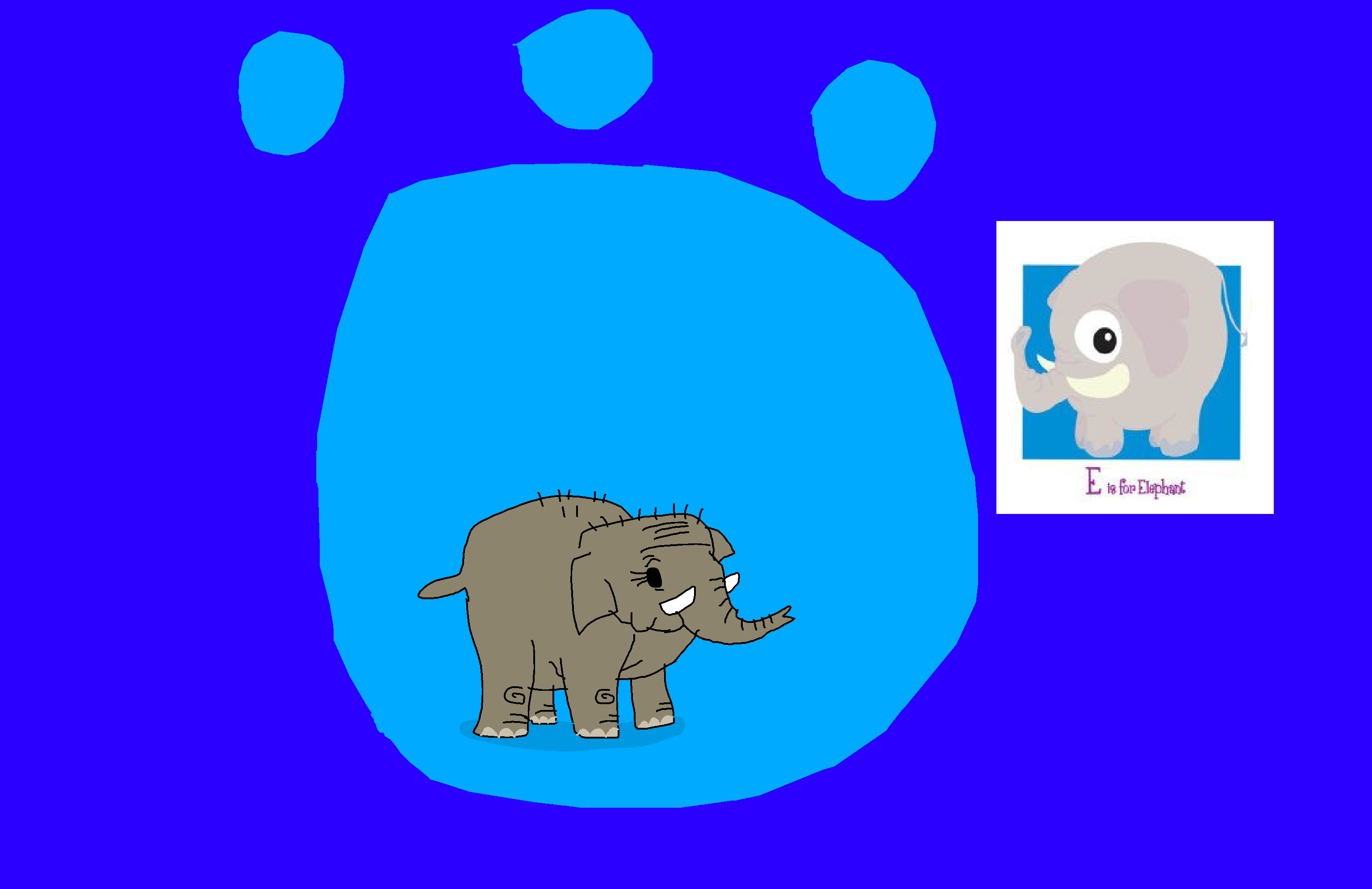 E is for Elephant : Elephant (Dexter's Laboratory) by MabelTheToysLover