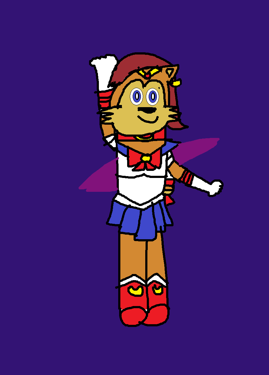 Sally Moon Finishing Her Henshin 2 by jeremycrimson