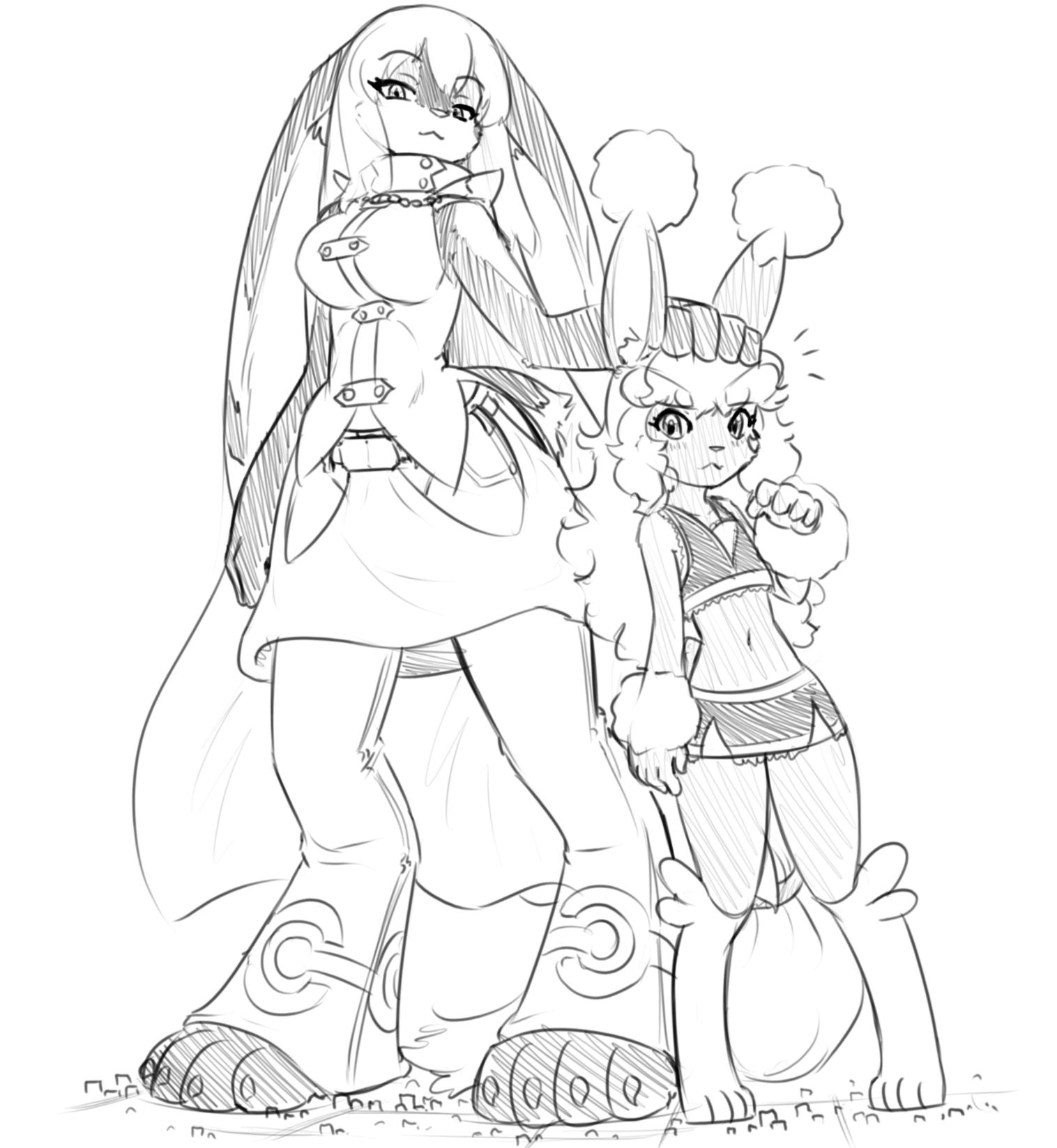Gen and Truffle but more bunnyesque by AlloyRabbit
