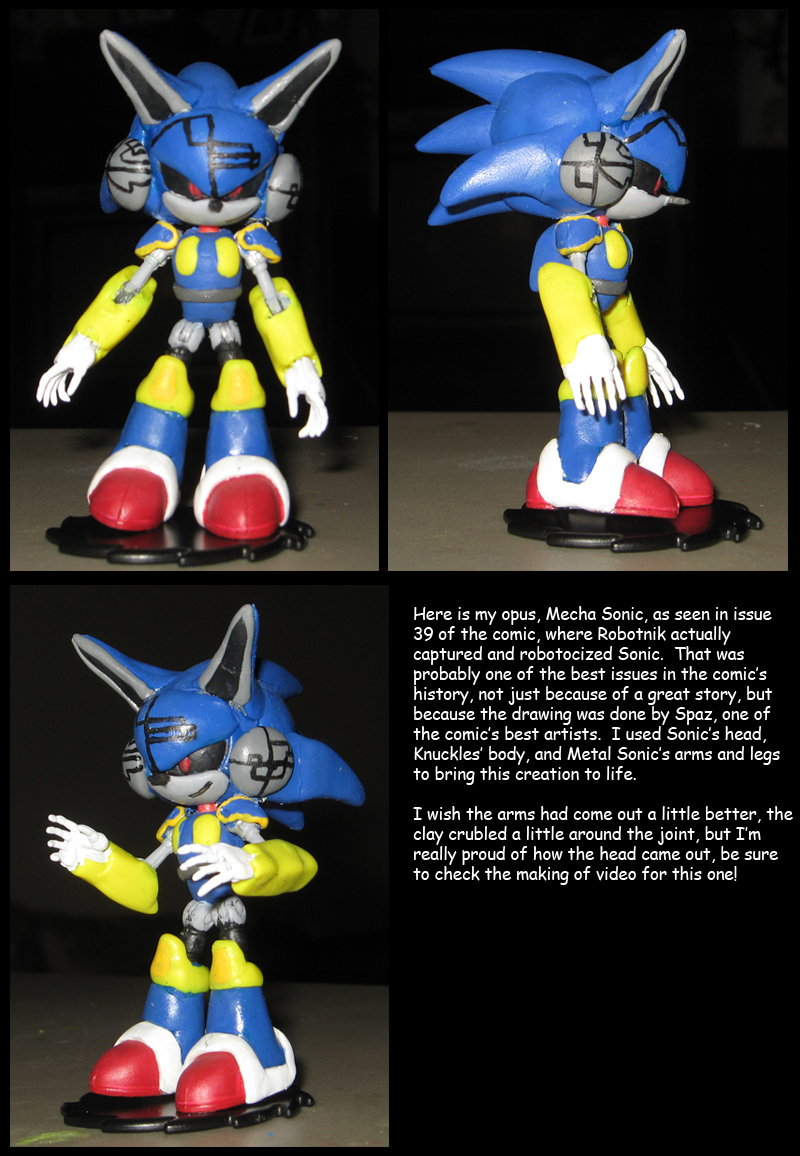 Mecha Sonic custom by angel85