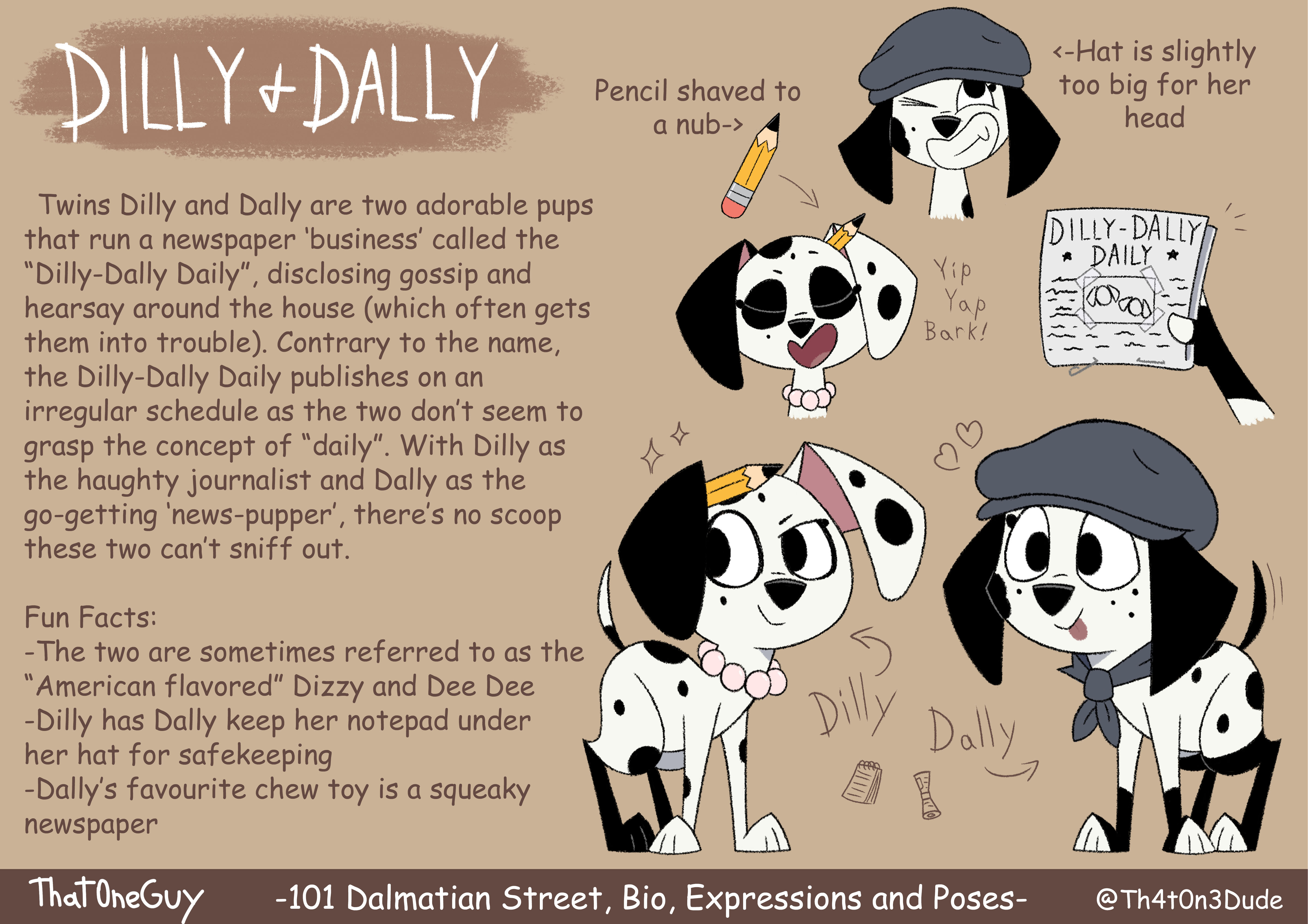 Dilly & Dally Ref Sheet by SlightlyArousedGuy