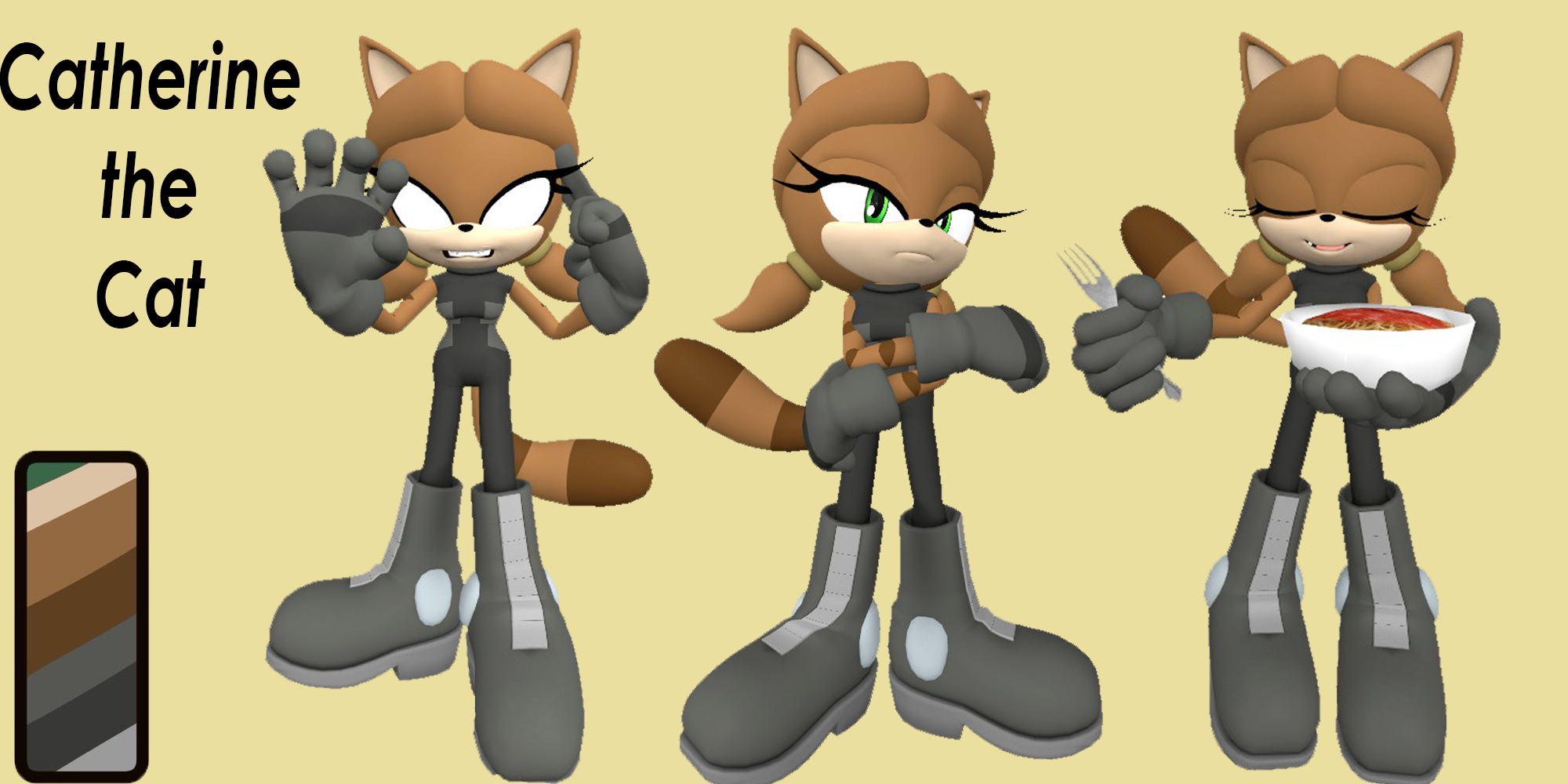 Catherine the Cat by brushwaterkhan