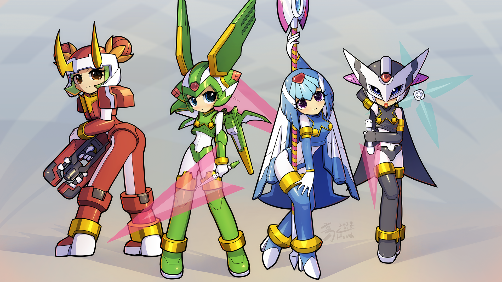 Commission Seedrians Cosplay As The Guardians In Mmz By Howxu