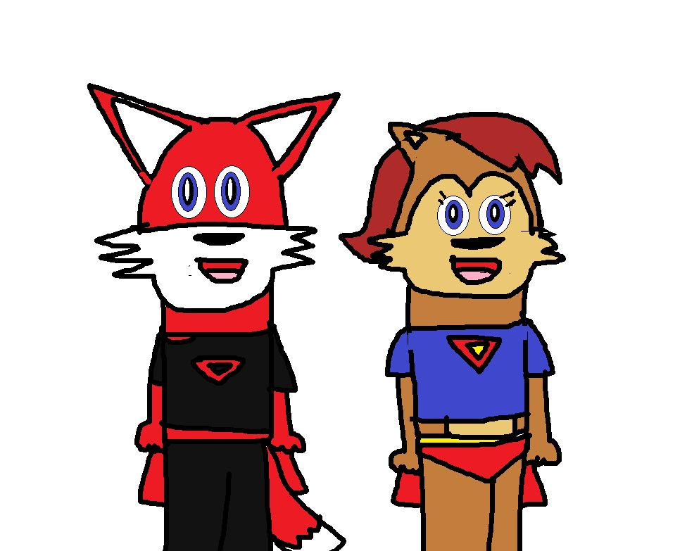 Super Squirrel And Super Fox Have Arrived by jeremycrimson