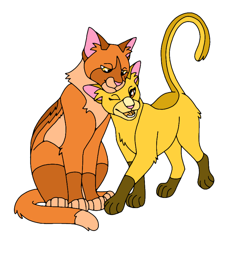 Pitch and Potch as cats by Consuelo95