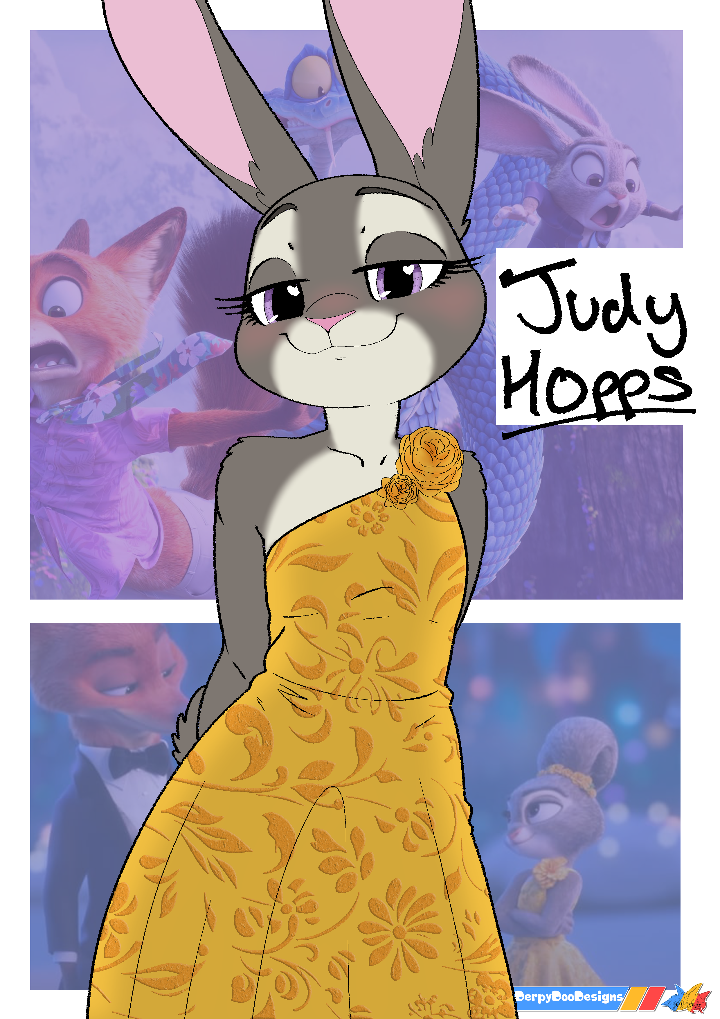 Judy hopps zootopia 2 dress Fin by DDDAfterDark