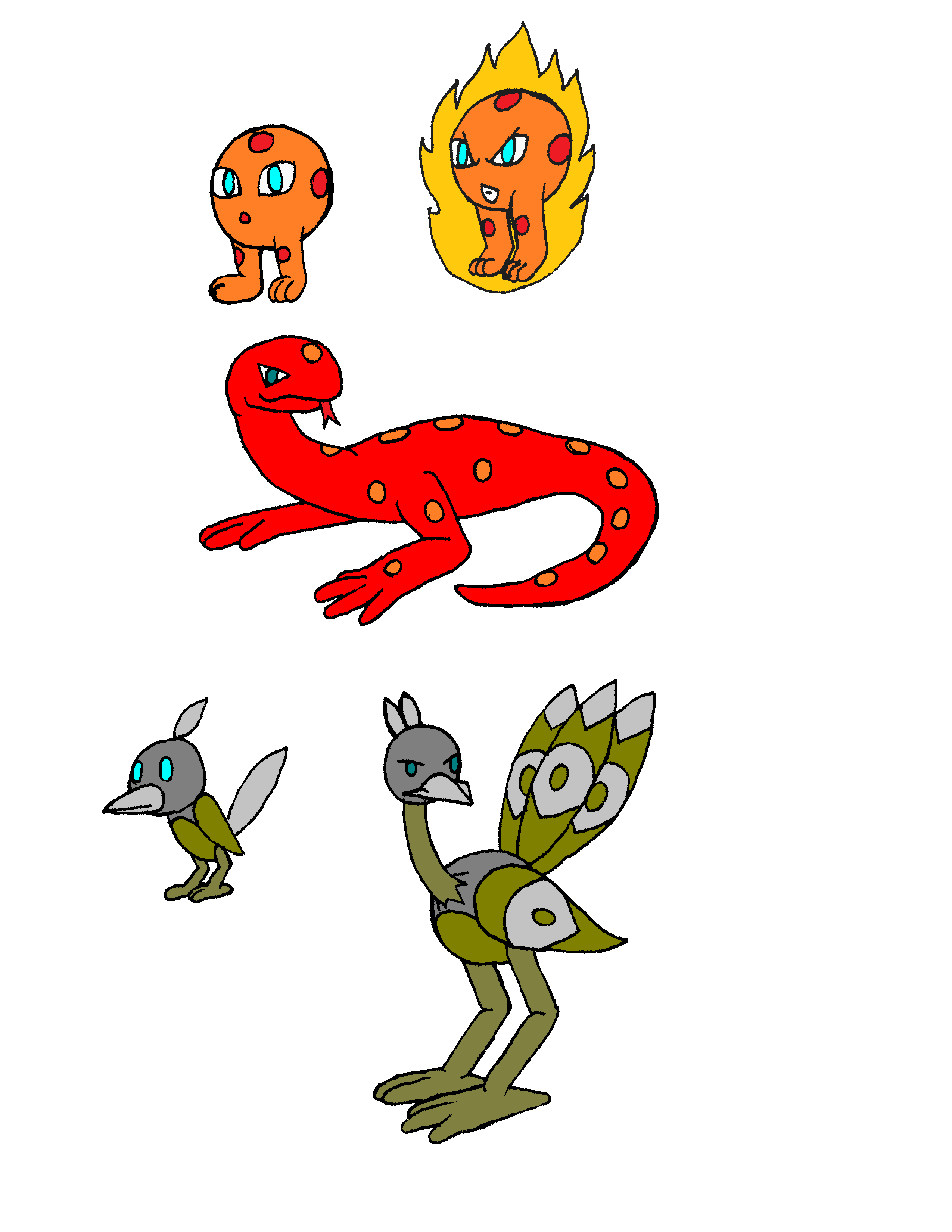 Fakemon Batches by kaijubunny