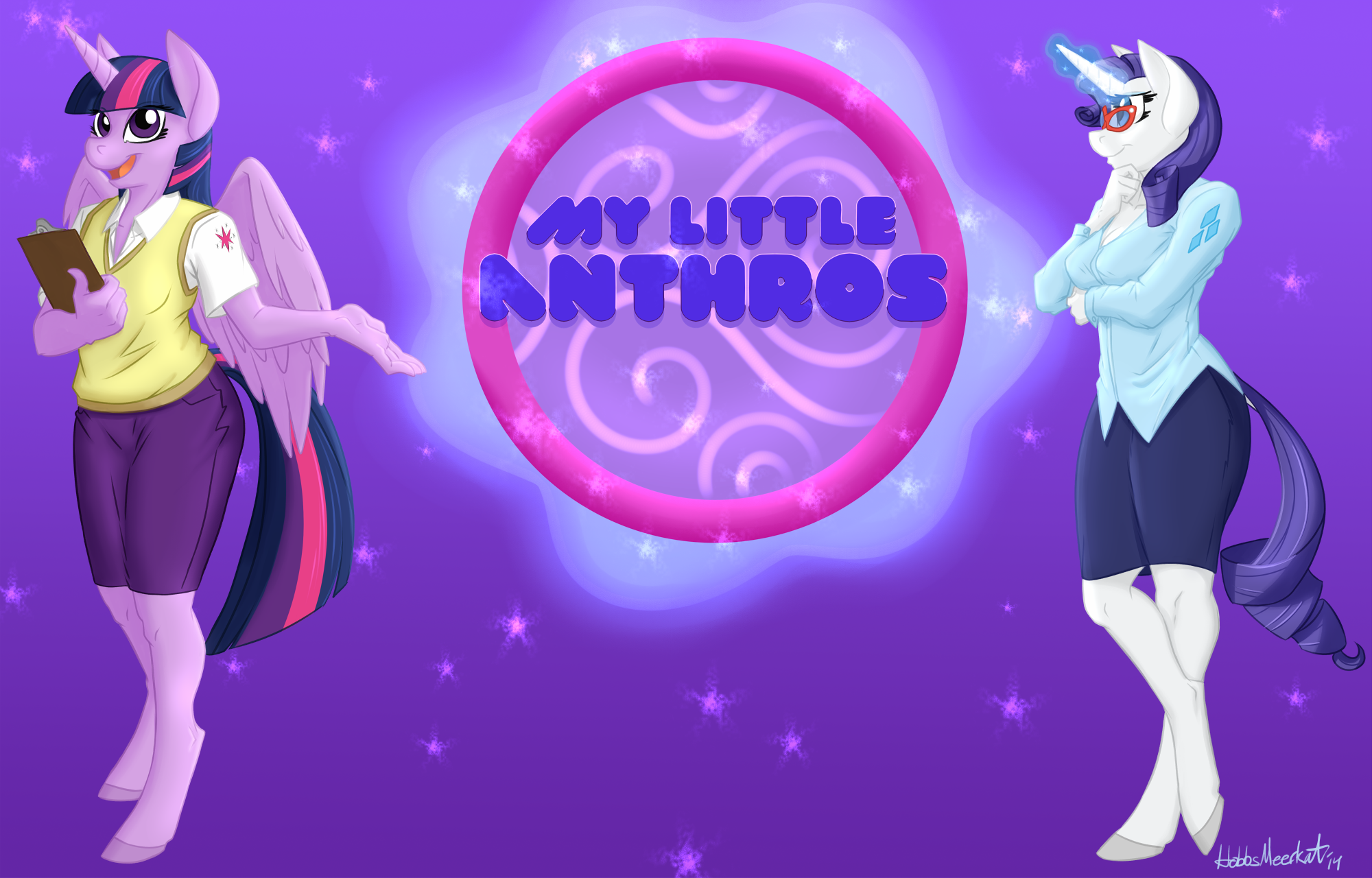 Commission: My little Anthros by HobbsMeerkat