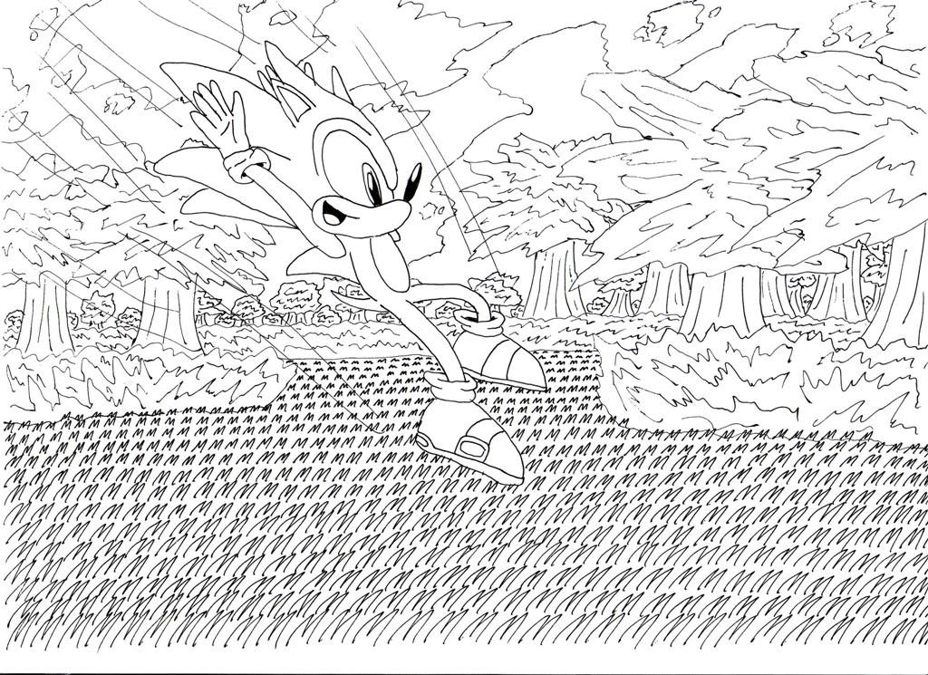 Sonic And Jesse Promo Sketch 26 By Thecrimsonemo 