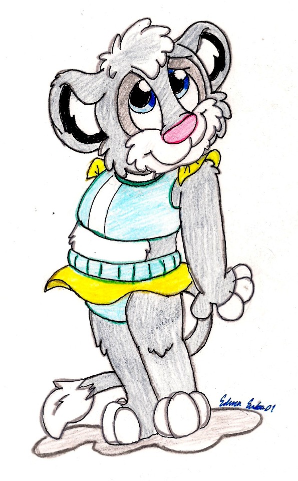 Kibari in swimsuit by SilverSimba01