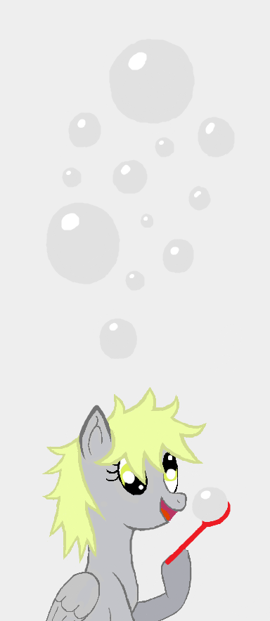 Derpy w/ bubbles by sereana13