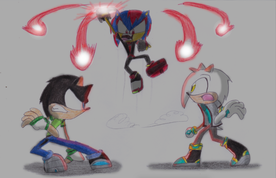 Jack and Jardo vs Jin by JackHedgehog