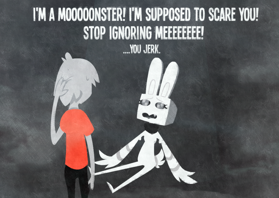 Neeky the Square monster by ShaneFrost