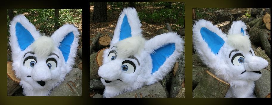 Frostfoot Fursuit head by CFFStudio