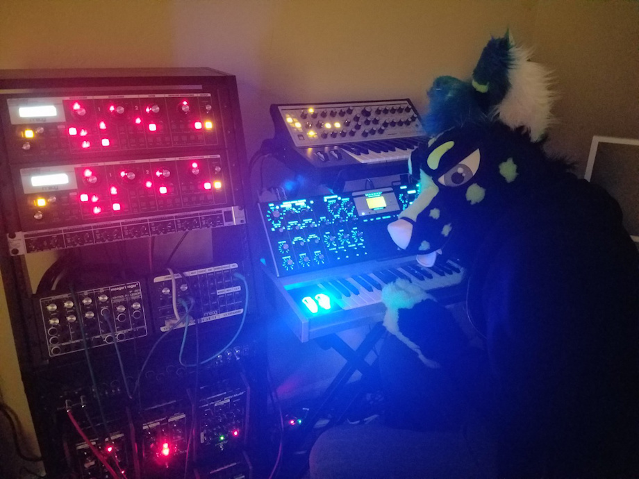 My Suit and Synths by TriadFox
