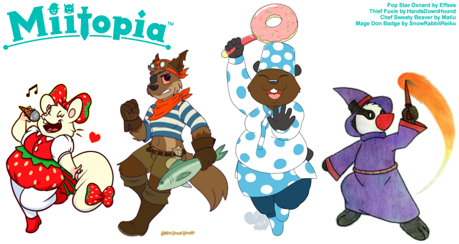 Miitopia Group Picture by Nishi