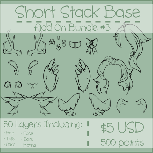 Short Stack Add On Bundle #3 by OmegaFluff
