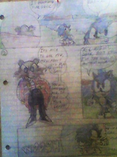 SONIC TIMELINE Series # 1 (old ) by JamesHedgehog