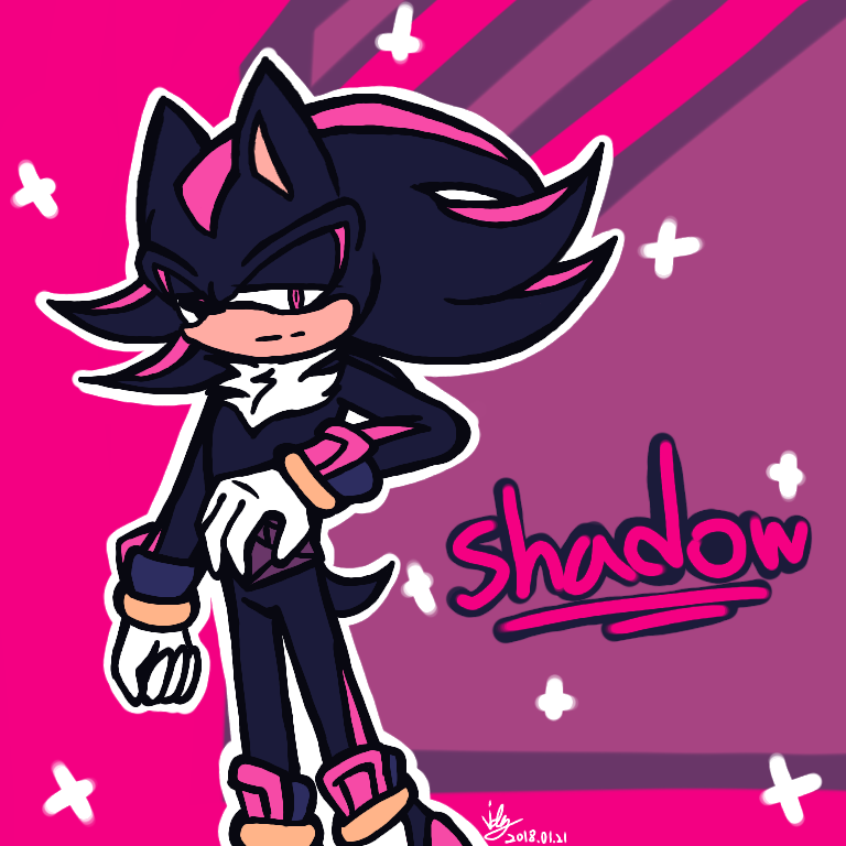 shadow the hedgehog by vickymeow
